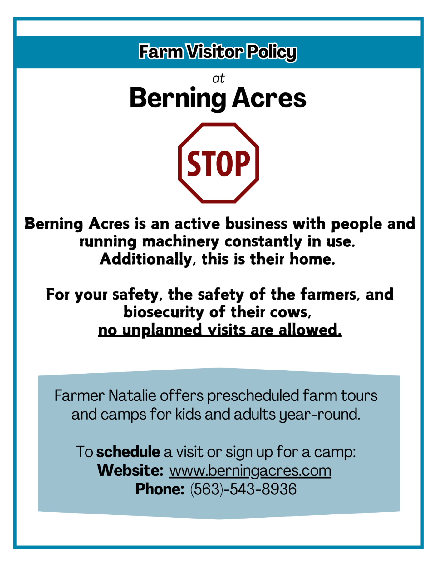 Farm Visitors Policy - Discover Dairy